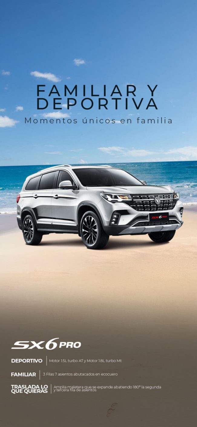 Sx6 Pro – Dongfeng Motor Perú